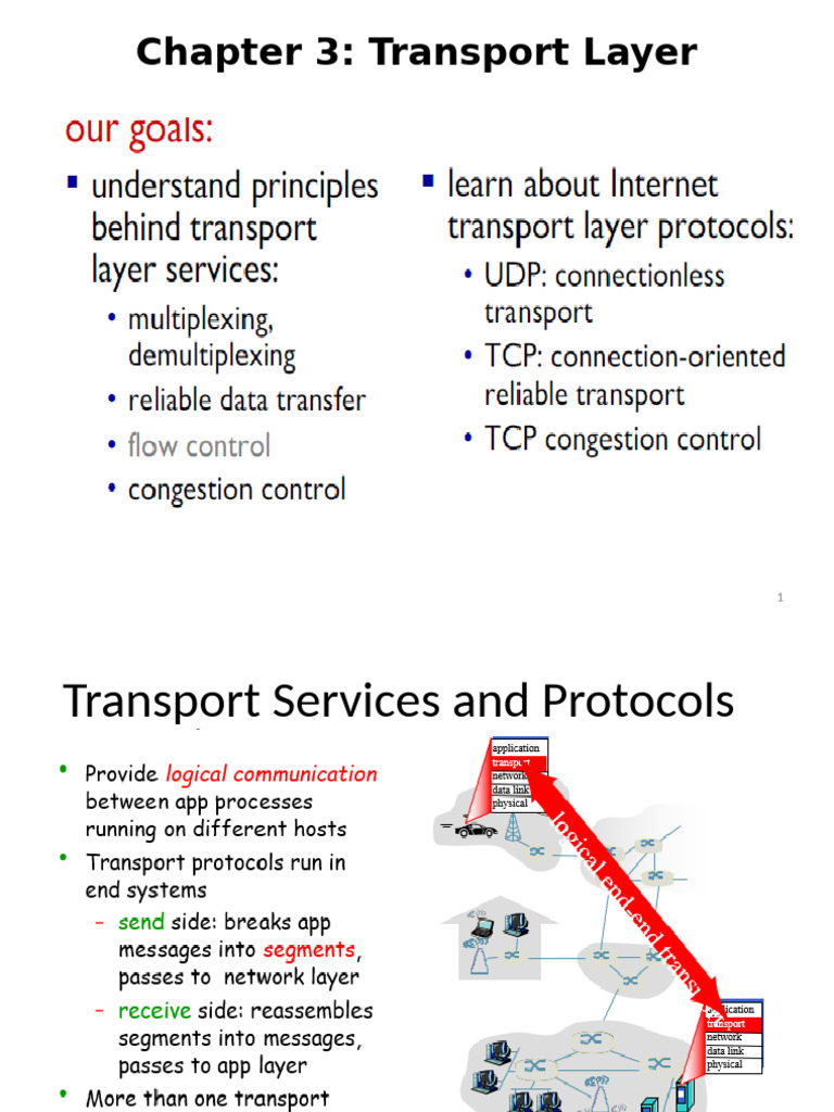 Chapter Three Part - 1 | PDF | Port (Computer Networking) | Transmission Control Protocol