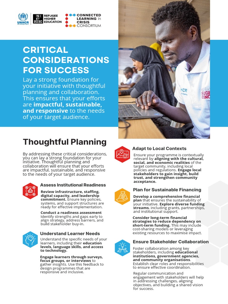 Critical Considerations for Effective Planning | PDF | Sustainability ...