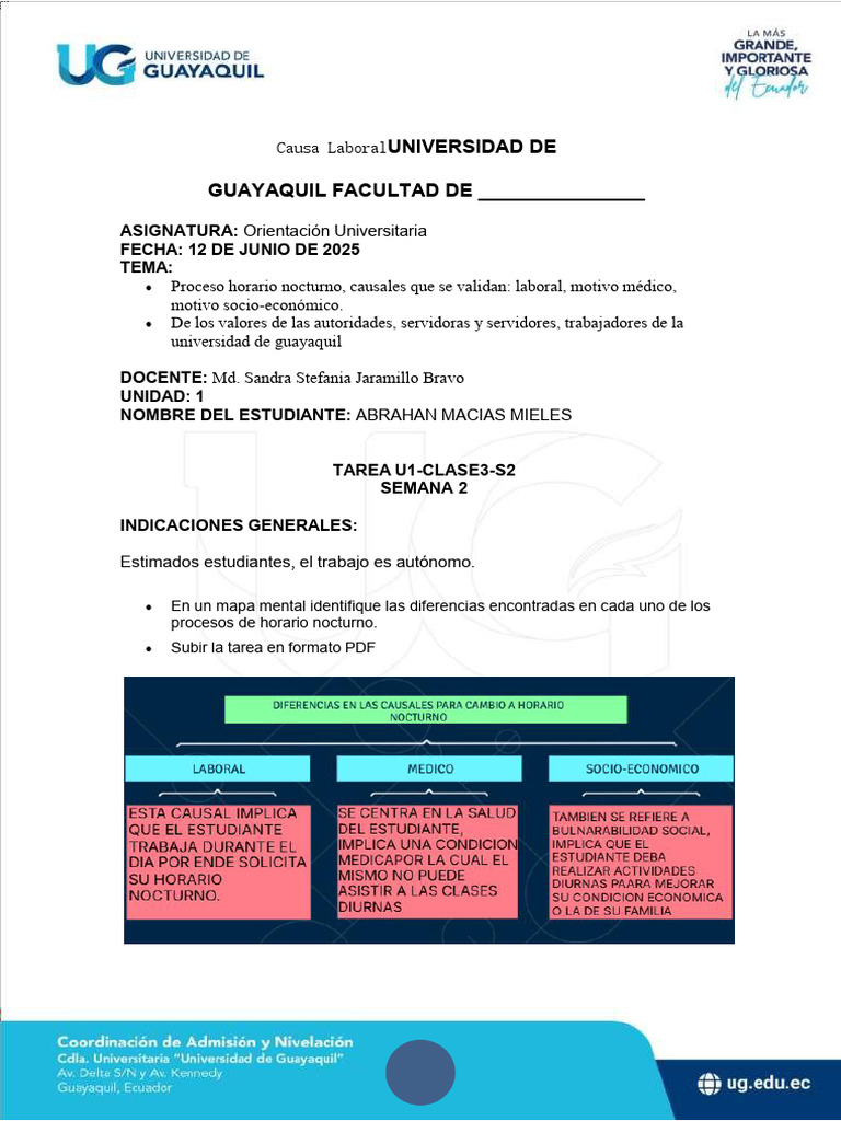 Tarea U1 Clase 3 s2 Estudiante | PDF