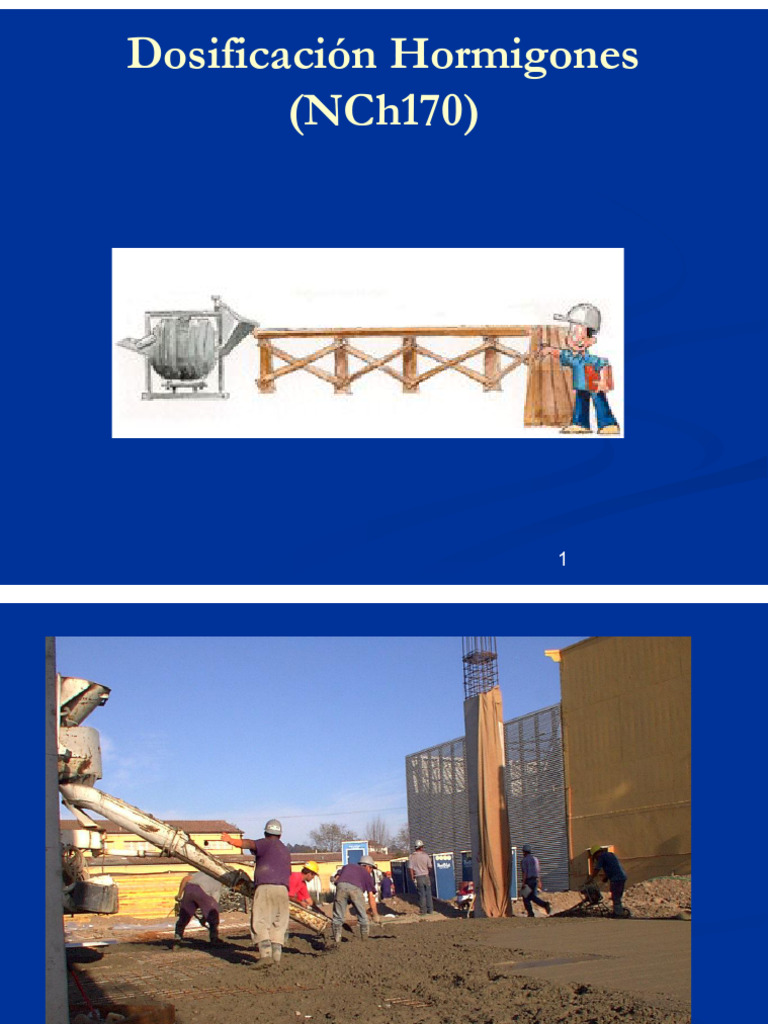 Dosificación de Hormigón H30 | PDF | Hormigón | edificio