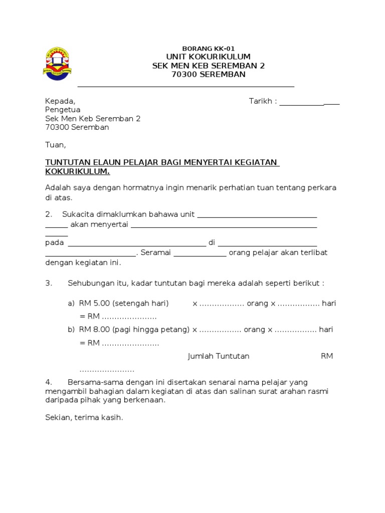 Borang KK 01 | PDF | Sains & Matematika