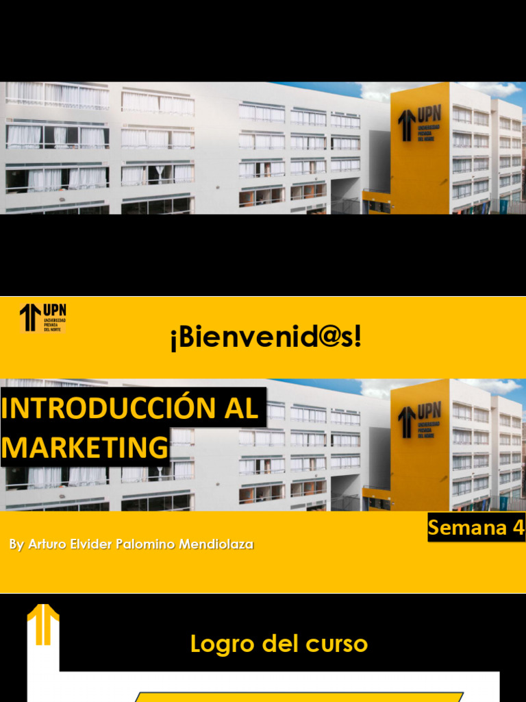 UPN 2025 1B - Introducción Al Marketing - Semana 4 | PDF | Producto (Negocio) | Marca