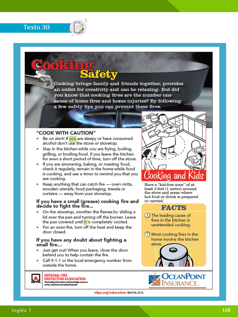 Cooking Safety | PDF