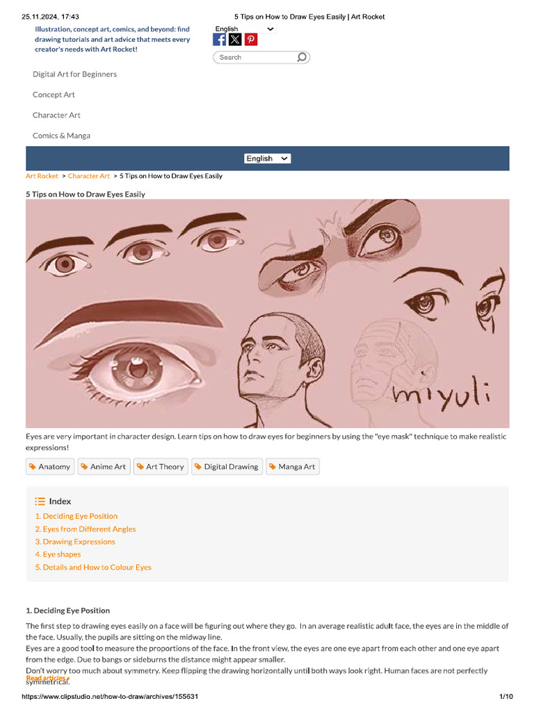 How To Draw Eyes 2 | PDF