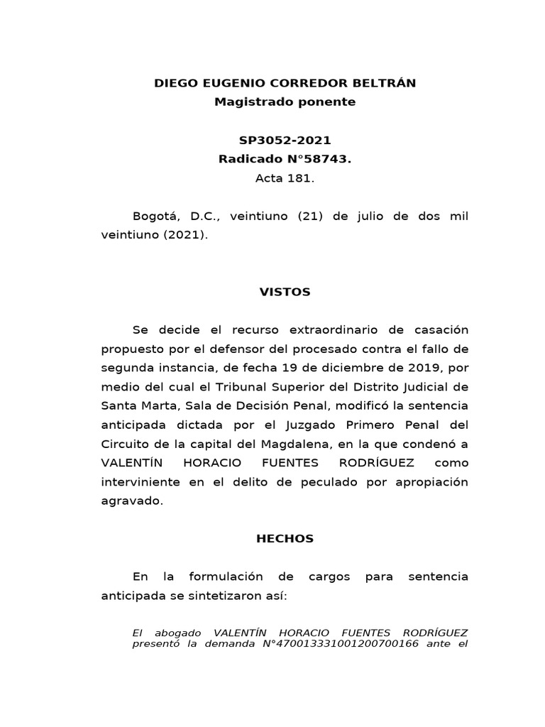 SP3052-2021 (58743) No Habla Mucho Del Error Aritmetico | PDF ...