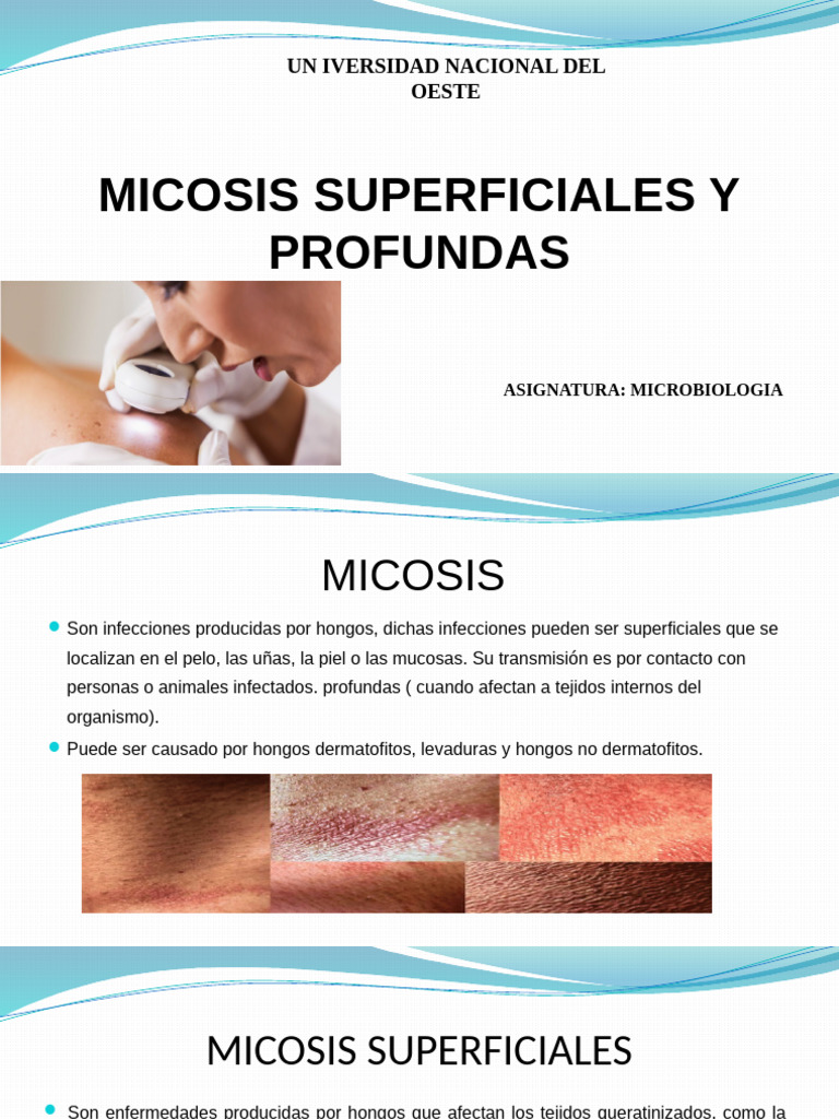Micosis: Tipos, Causas y Tratamientos | PDF | Enfermedades animales ...