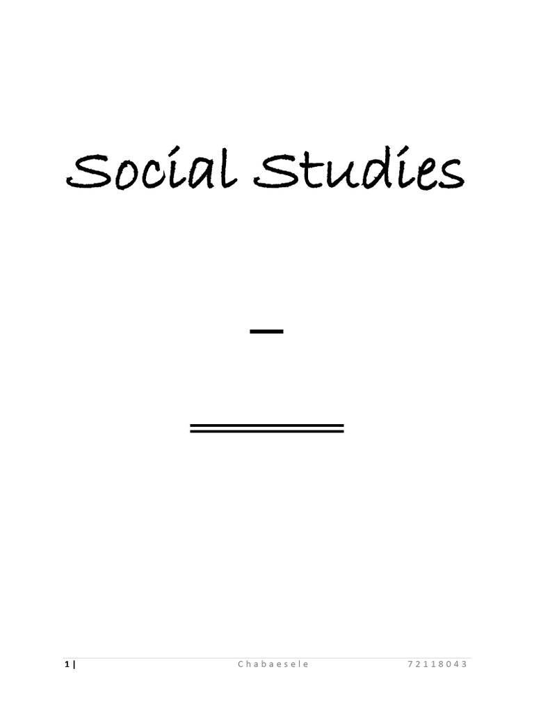 PSLE Social Studies Study Notes | PDF | Precipitation | Cloud