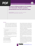 Defectos en la cicatriz de histerorrafia | PDF | Parto | Medicina CLINICA