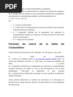 Formules de Cochran et Lorentz | PDF
