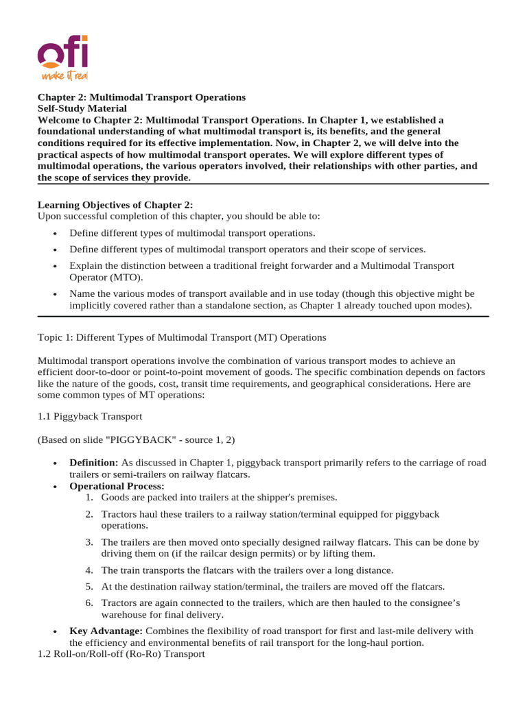 E-Learning Chapter 2 + Exercise | PDF | Cargo | Containerization