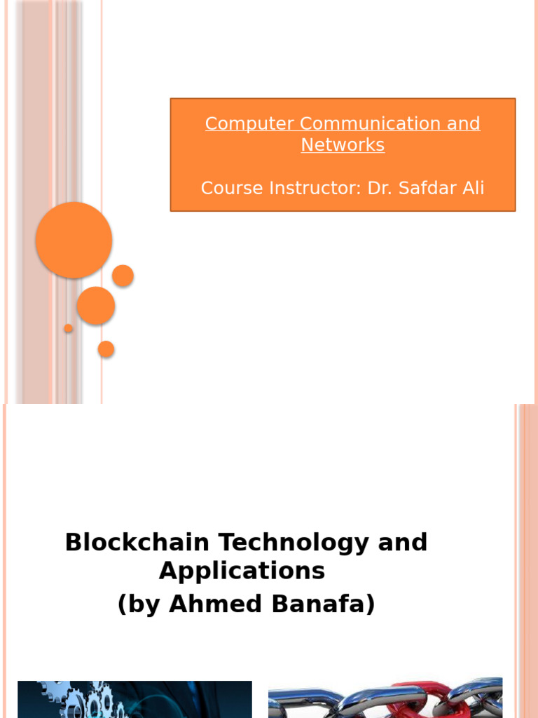 Blockchain-Dr. Safdar | PDF | Bitcoin | Peer To Peer