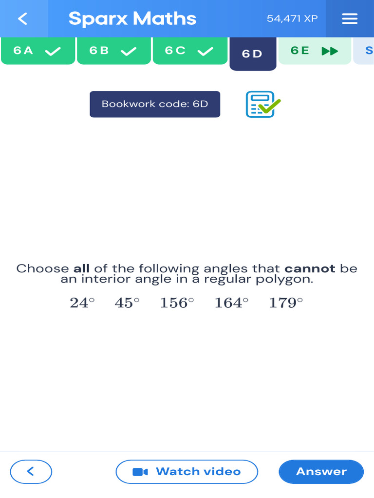 Sparx Maths Homework: Angle Quiz | PDF