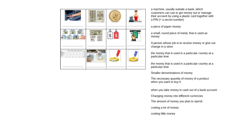 Money Bingo | PDF