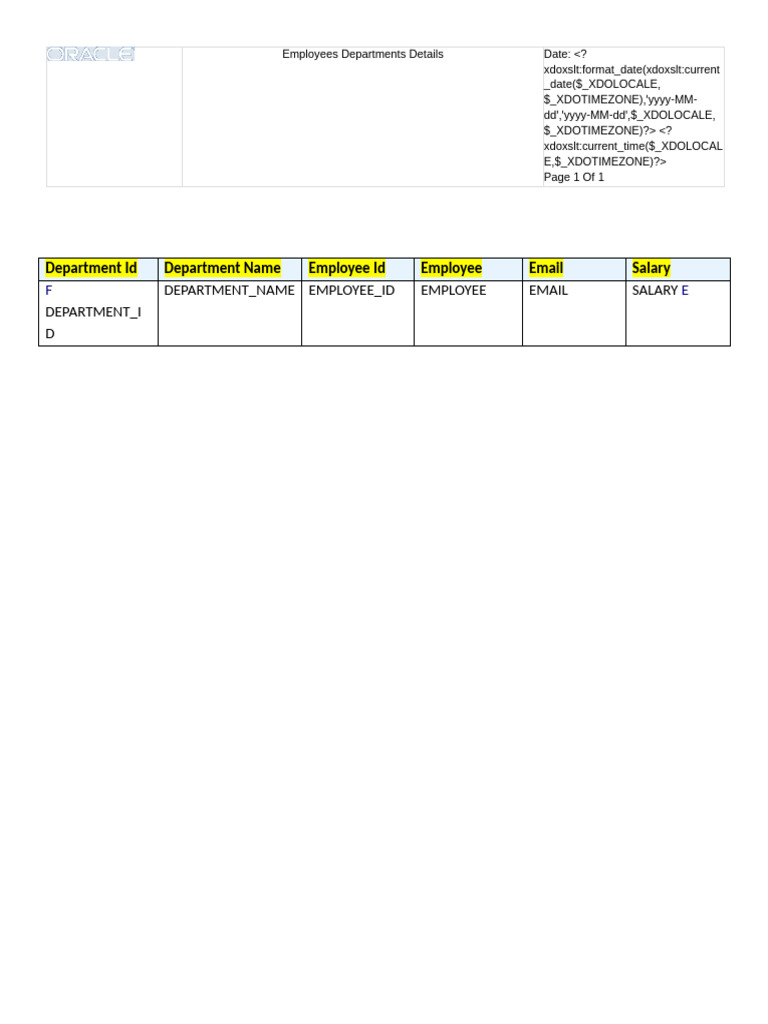 Emp Det Rep2 Template | PDF