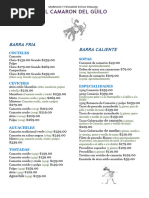 Menú Digital Restaurante Campomar | PDF | Mariscos | Alimentos