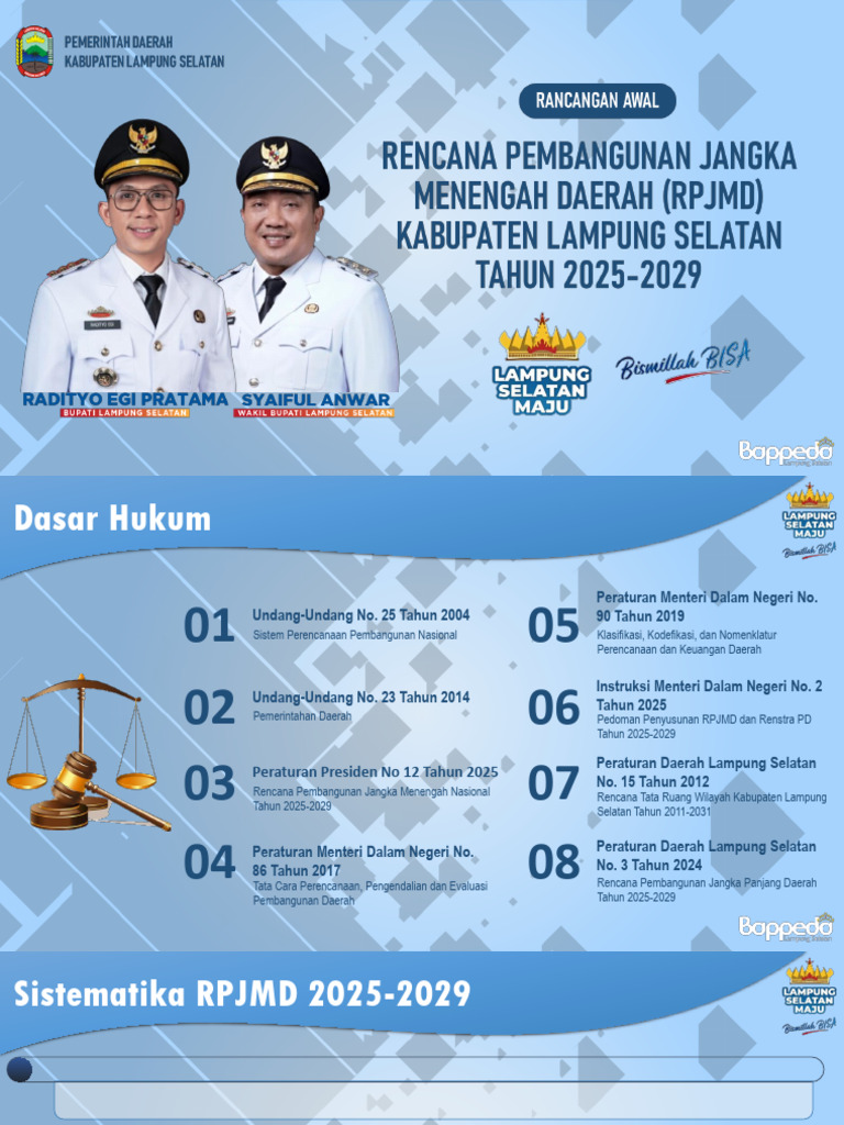 Paparan Ranwal RPJMD 2025-2029 | PDF