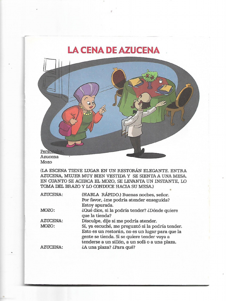 La Cena de Azucena | PDF