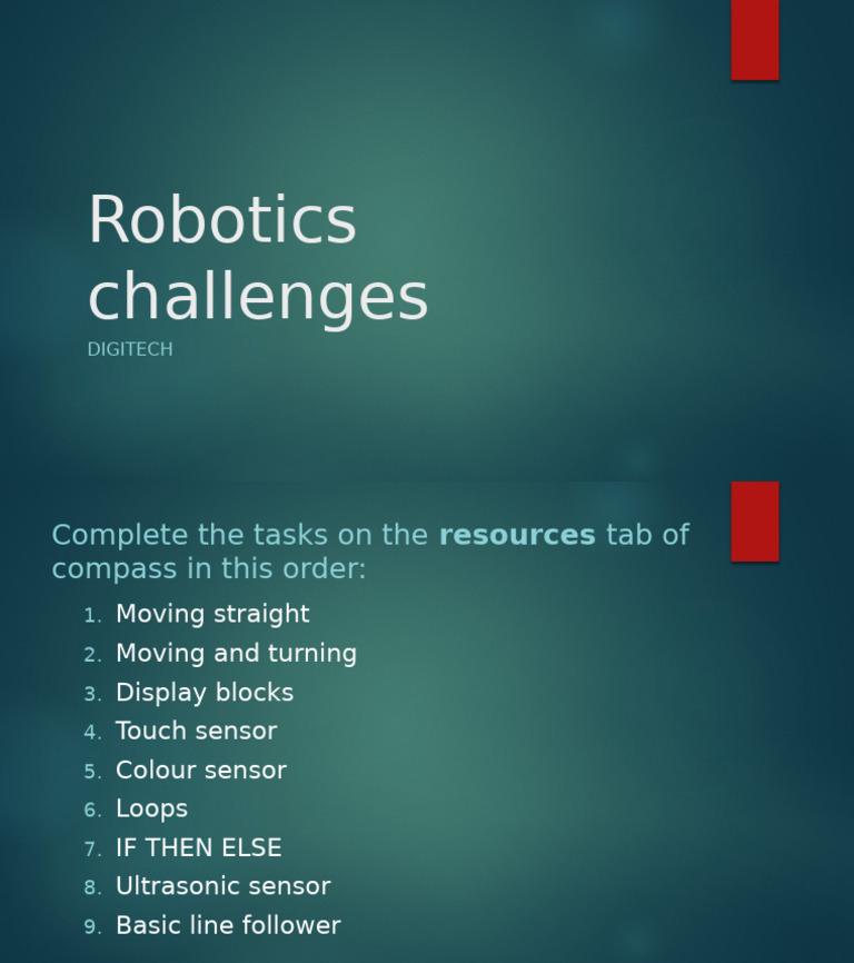 Robotics Challenges 2023 | PDF