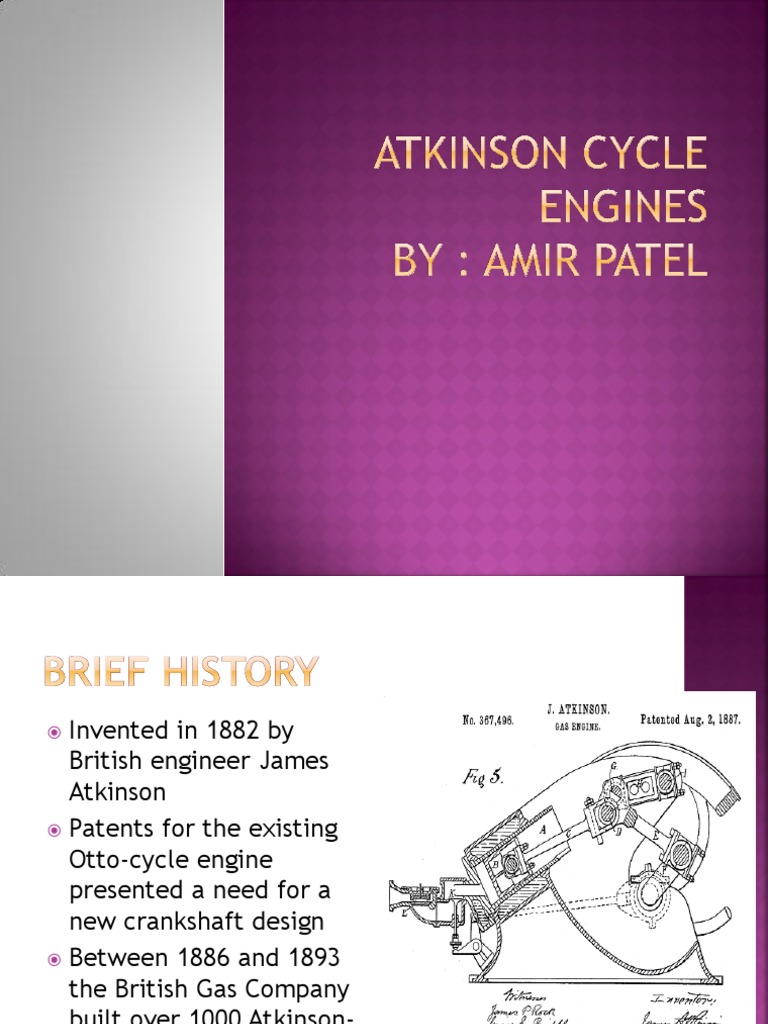 Atkinson Cycle Engines | PDF | Science & Mathematics