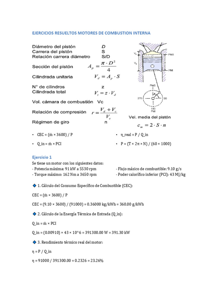 Ejercicios Resueltos Con Solucion MCI | PDF | Poder (Física) | Vatio