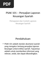 PSAK 101: Standar Laporan Keuangan Syariah | PDF