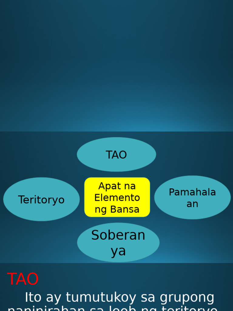 Apat Na Elemento NG Bansa | PDF
