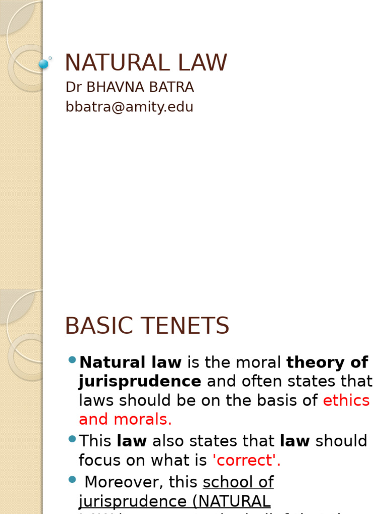 Natural Law School | PDF | Natural Law | Jurisprudence