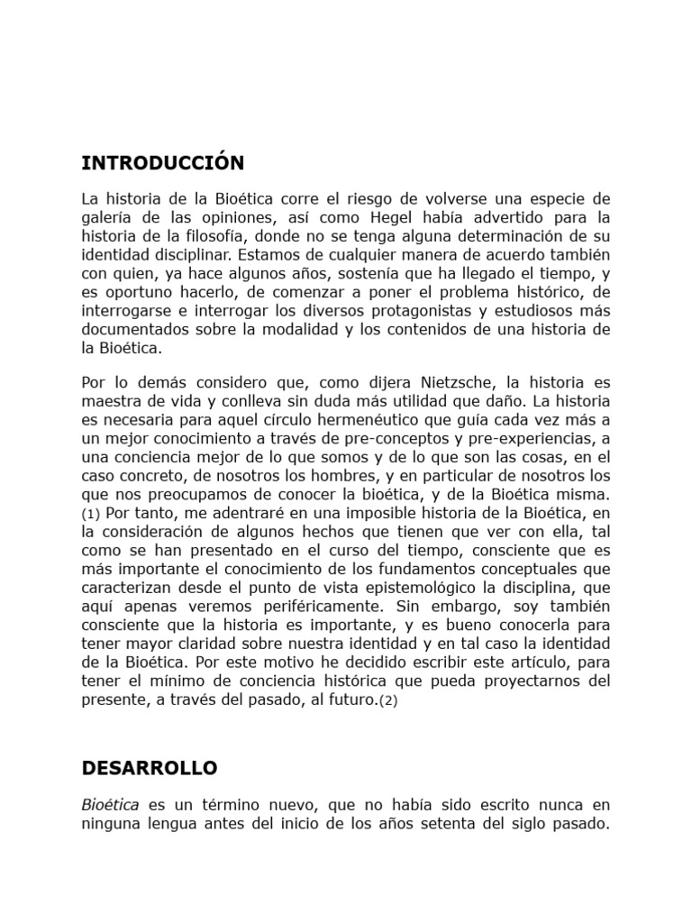Historia de La Bioetica | PDF | Bioética | Moralidad