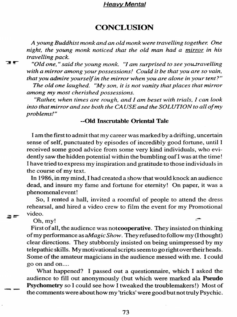 John Riggs - Heavy Mental Part 3 | PDF