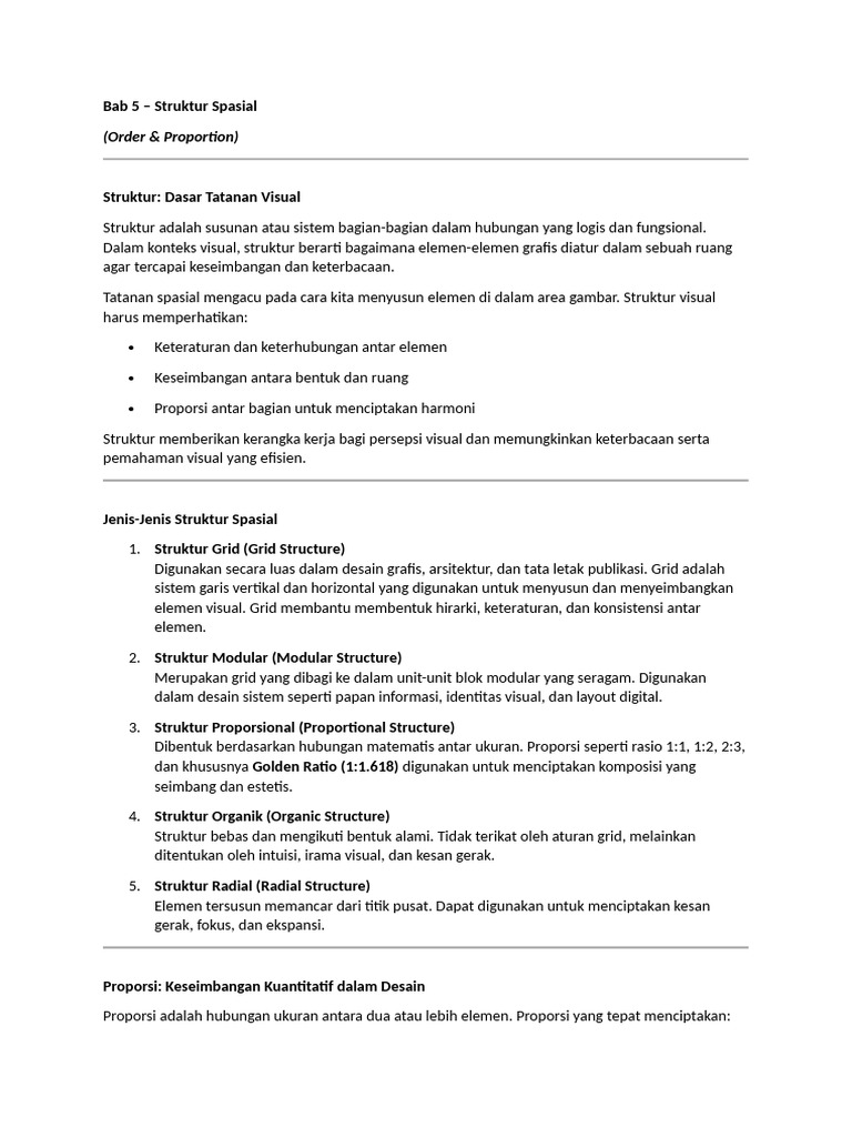 Terjemahan Bab5 Design Elements Form Space | PDF