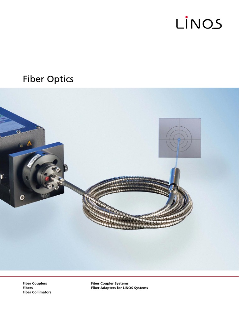 Fiber Optics Brochure 06 | PDF | Optical Fiber | Laser