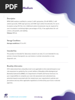 30-2003 Product Sheet - Eagle's Minimum Essential Medium (EMEM) | PDF ...