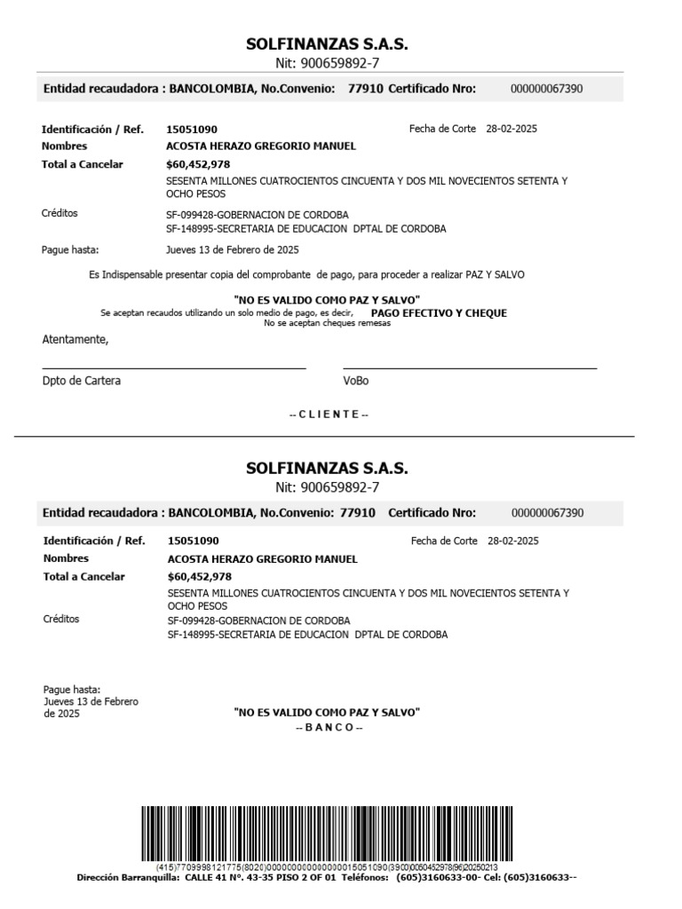 Gregorio Acosta | PDF