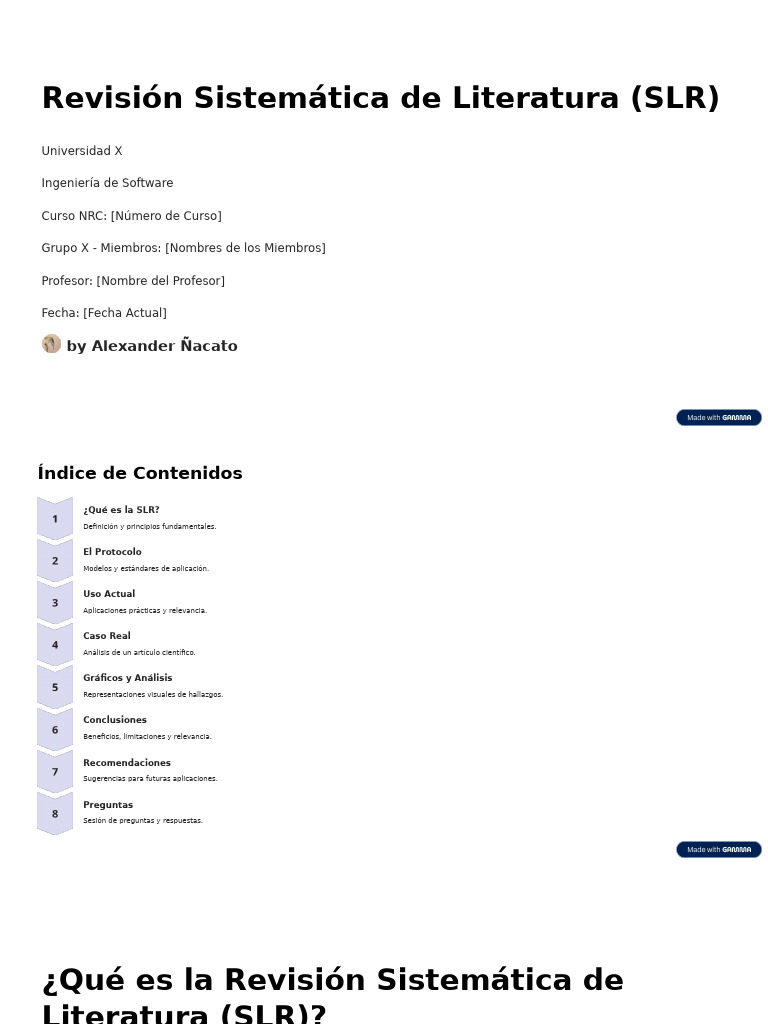 Revision Sistematica de Literatura SLR | PDF | Software | Ingeniería de ...