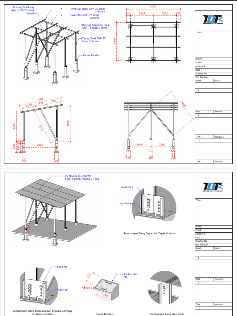 Design Alternative Rangka | PDF