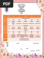 Class Program Sample 2025 2026 | PDF