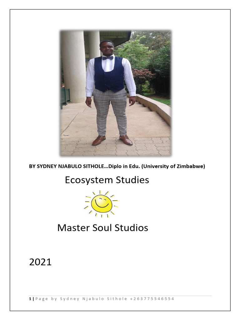 Topic 3 Ecosystem Studies | PDF | Soil | Ecosystem