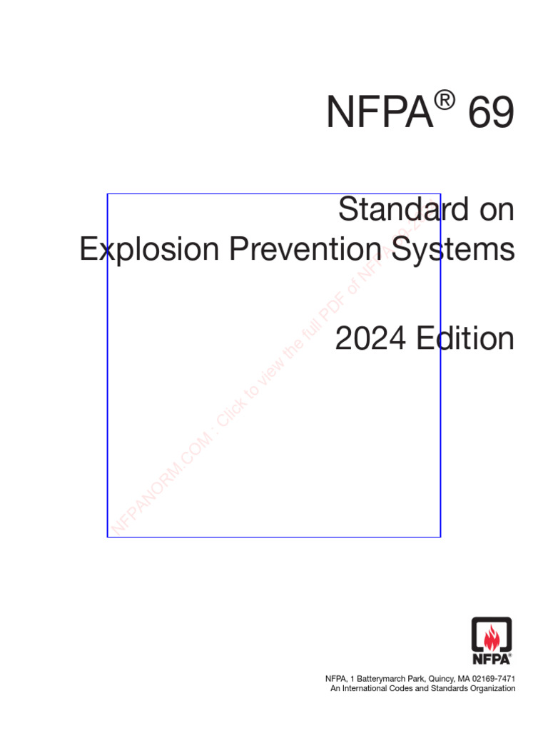 NFPA 69: 2024 Explosion Prevention Standard | PDF | Patent