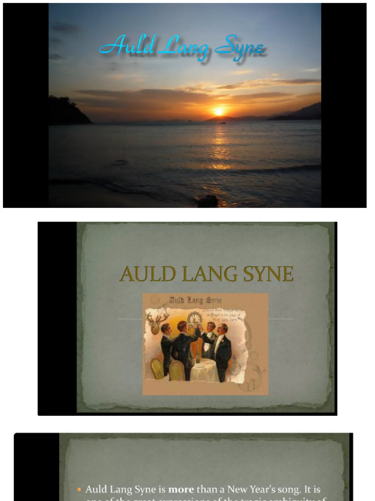 Auld Lang Syne | PDF