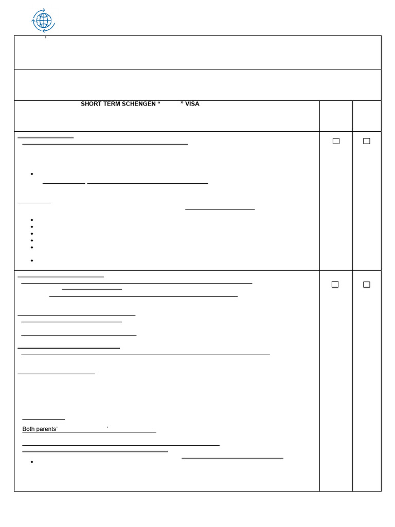 Philippine Checklist For Schengen Visa | PDF | Travel Visa | Passport