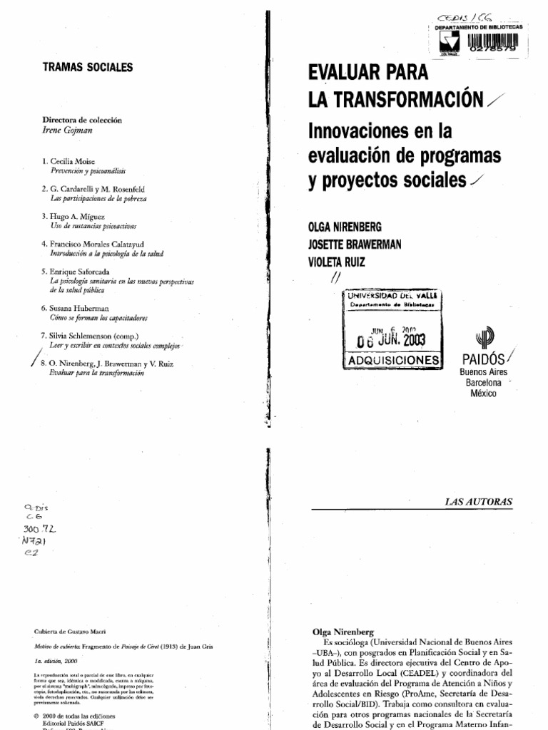 Evaluar para La Transformación | PDF