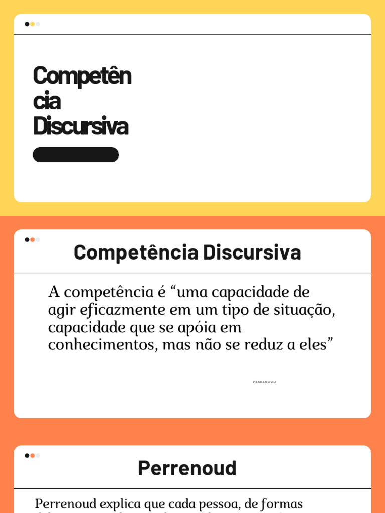 Competência Discursiva | PDF