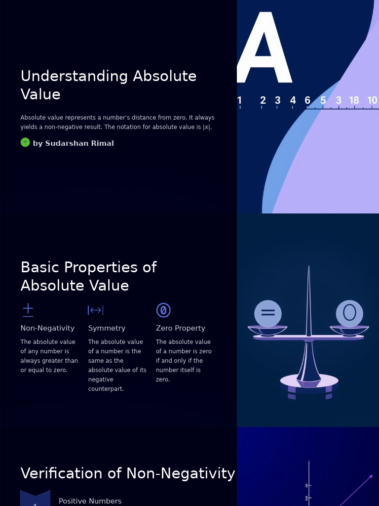 Understanding Absolute Value | PDF | Inequality (Mathematics) | Algebra
