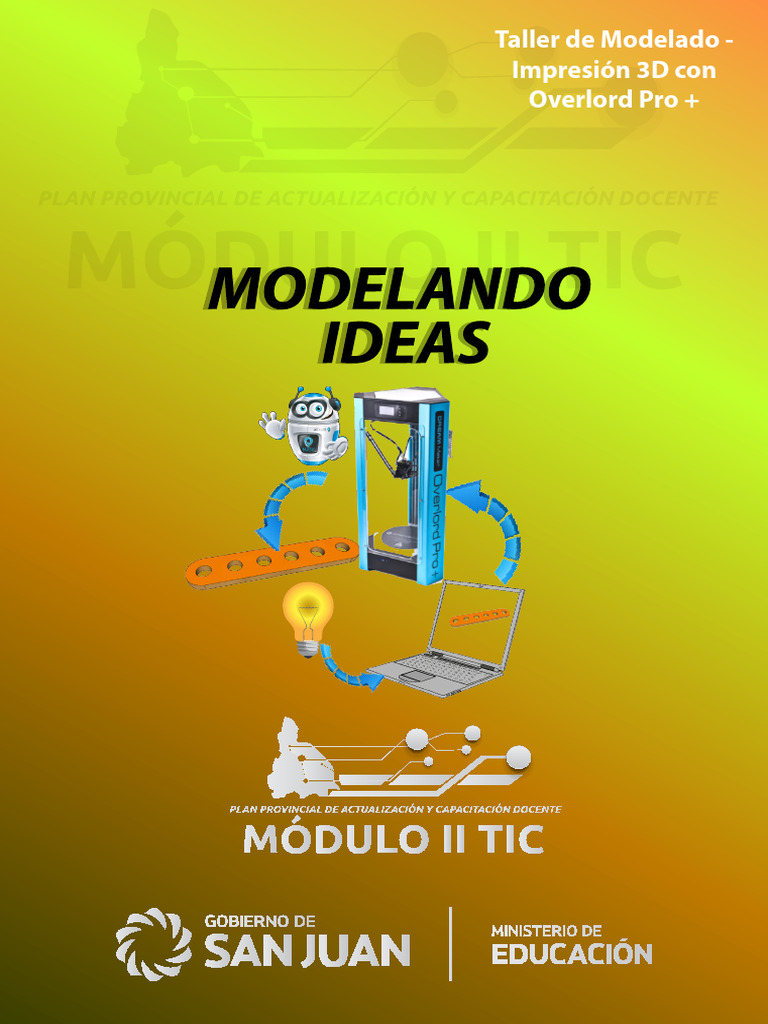 Taller de Impresión 3D: Overlord Pro+ | PDF | Impresión 3d | Sketch Up
