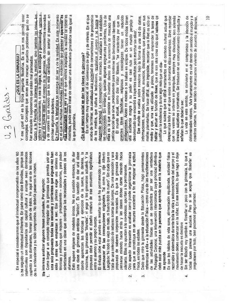 Clase 14 LaGimnasia - M.giraldes. | PDF