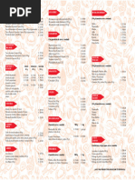 Menú Ecuaviche 2025 | PDF | Cocina latinoamericana | Ingredientes de comida