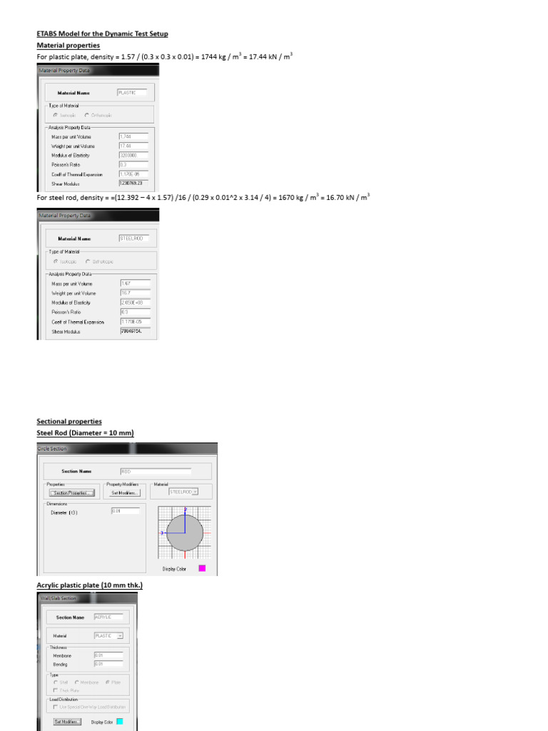 Lab Etabs Model | PDF