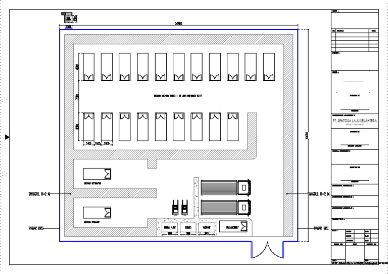 Layout Gudang Handak PT - SLS-TGM - 041024 | PDF