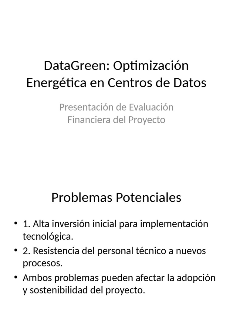 DataGreen Presentacion Proyecto | PDF