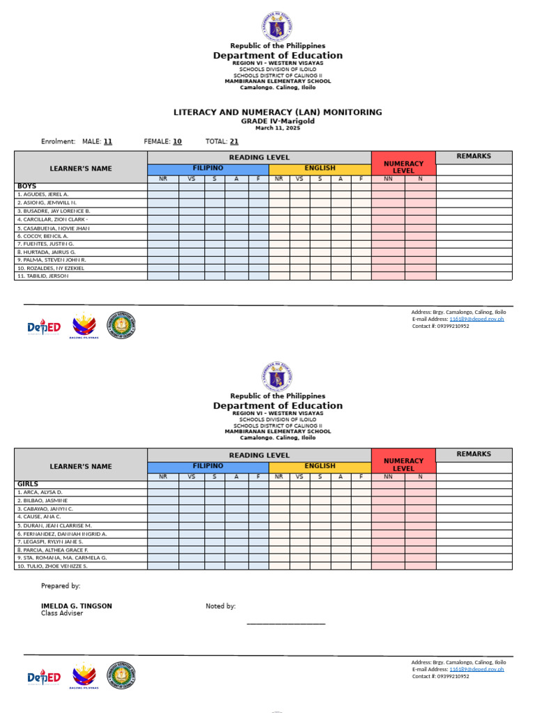 G4-6 Reading Evaluation Template | PDF | Chess | Chess Openings